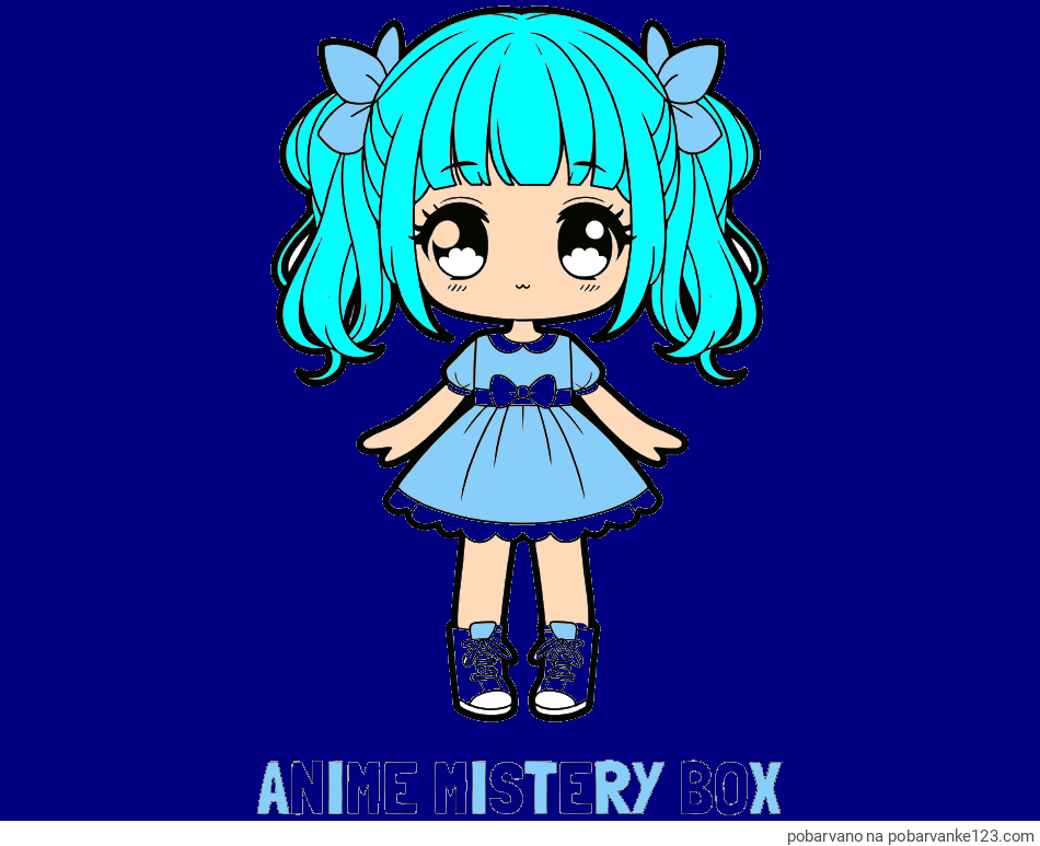 POBARVANA pobarvanka - Pobarvanka imena ANIME MISTERY BOX in pobarvanka ...