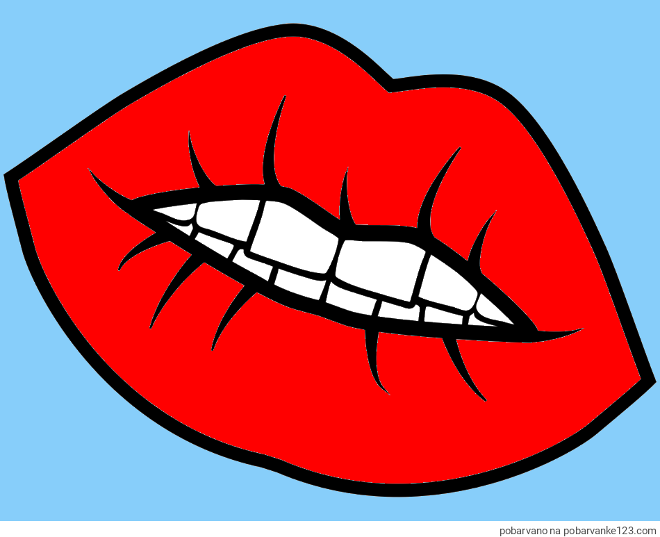 POBARVANA pobarvanka - Pobarvanka ustnic (Larisa, 15 let)